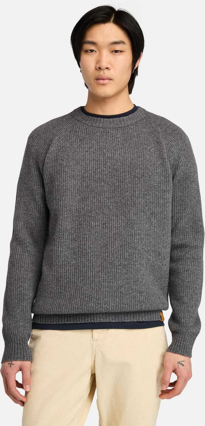 Timberland Mens Raglan Sleeve Crew Neck Sweater - | SportFits Shop
