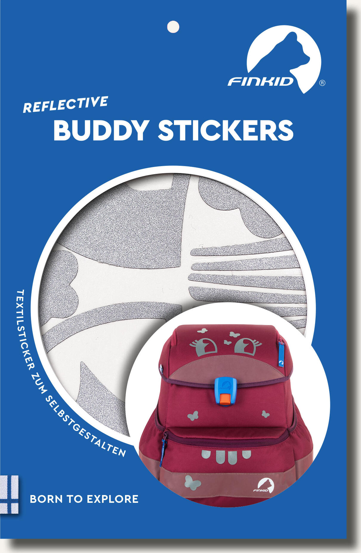 Finkid Reflective Buddy Stickers - | SportFits Shop