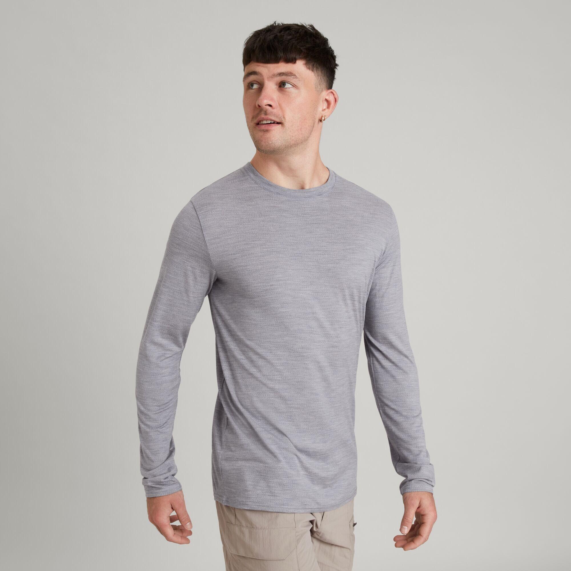 Kathmandu MNS 100% Merino Long Sleeve Crew TOP | SportFits Shop