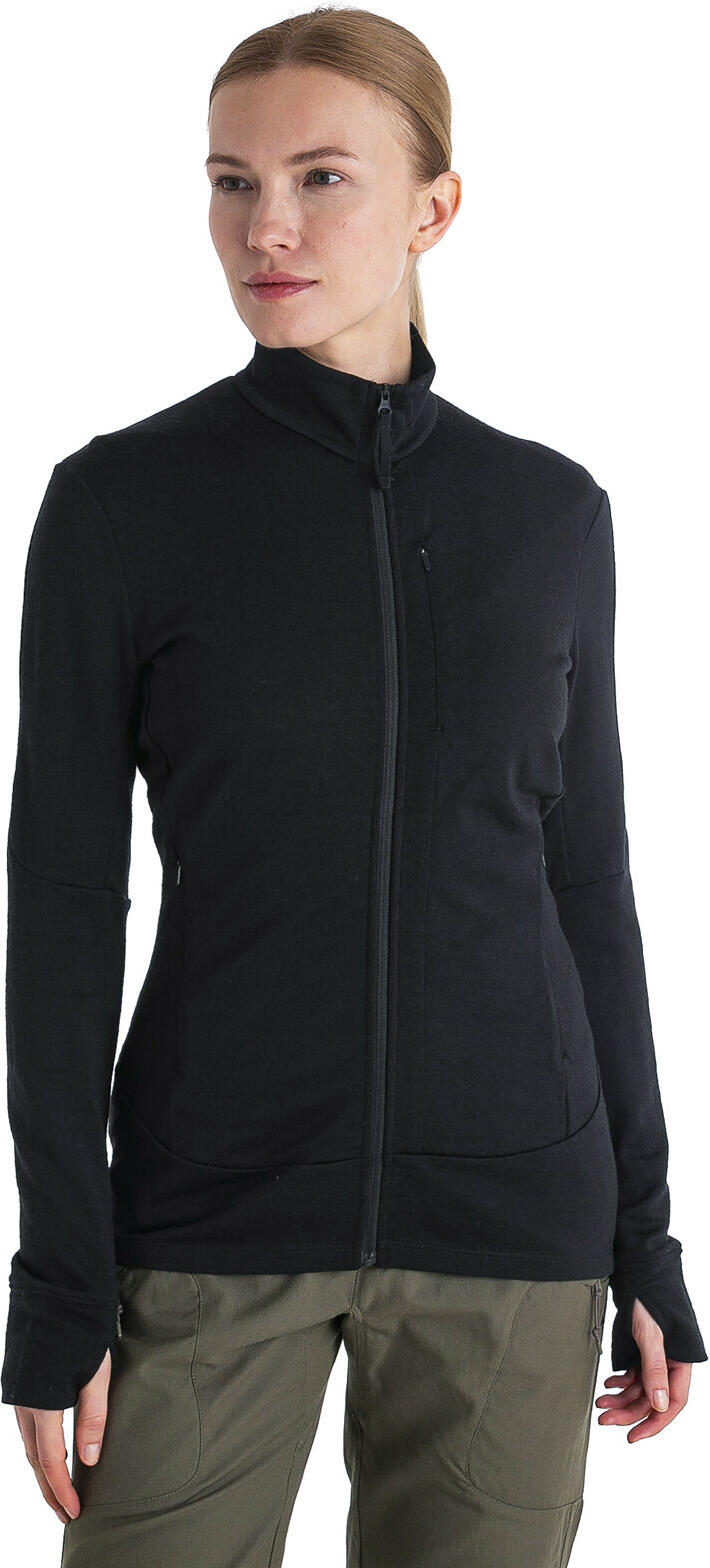 Icebreaker Women Merino 260 Quantum IV Long Sleeve Zip - Damen Midlayer ...
