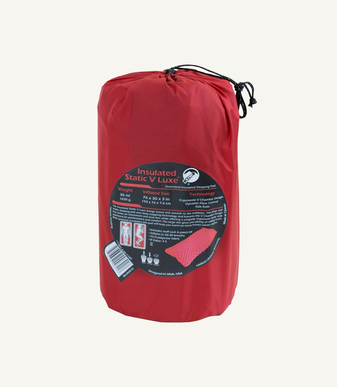 Klymit Insulated Static V Luxe Sleeping Pad | SportFits Shop