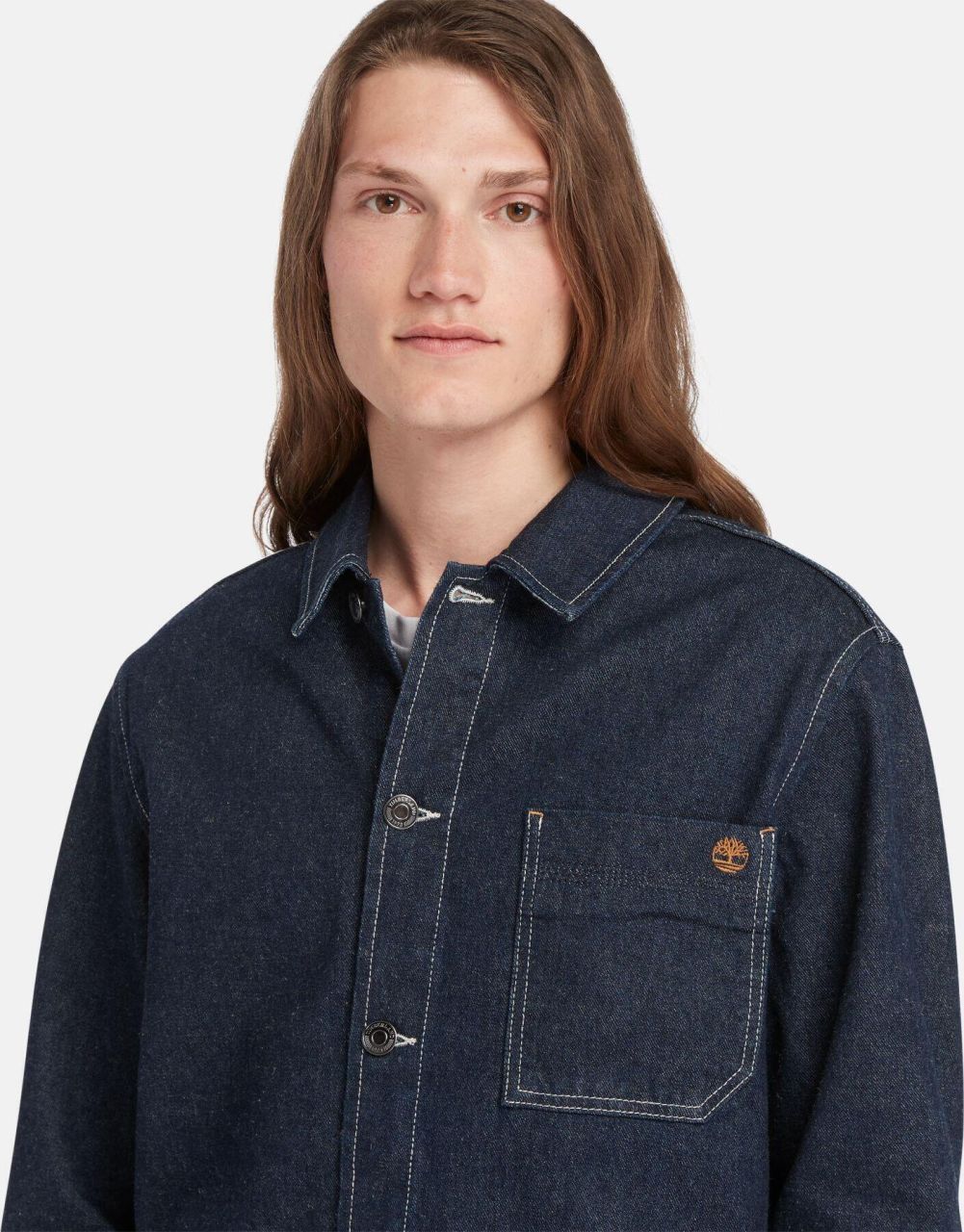 Timberland Mens Work Denim Chore Jacket | SportFits Shop
