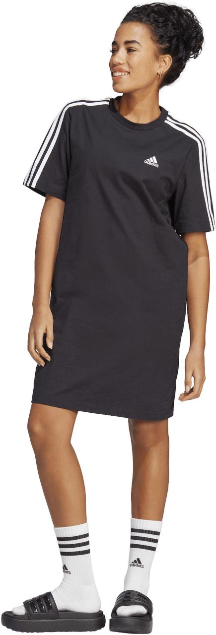 adidas Essentials 3-STRIPES Single Jersey Boyfriend Tee Dress ...
