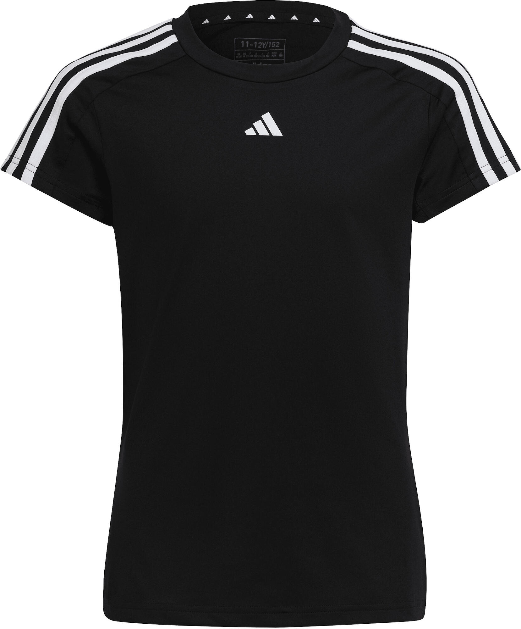 adidas Junior Girls Train Essentials Aeroready 3 Stripes Slim Fit ...