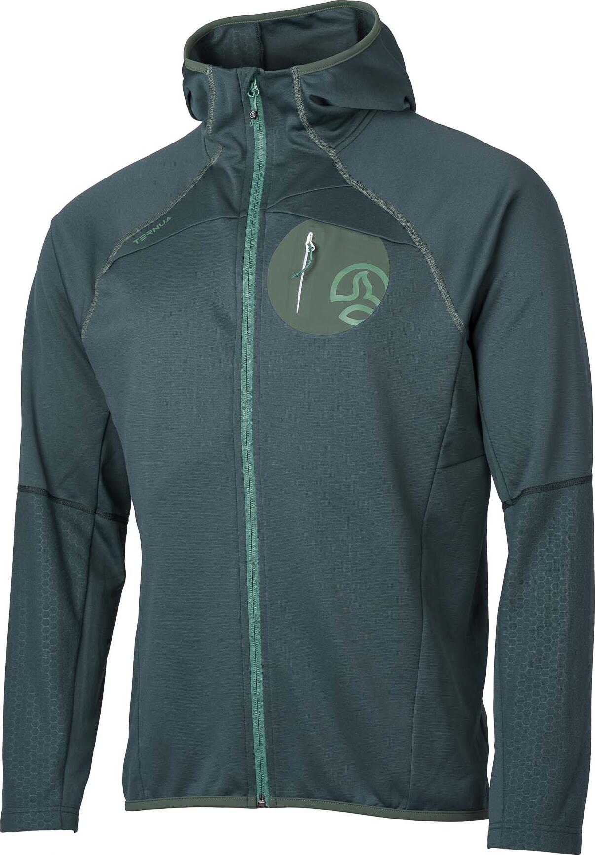 Ternua Rakker Hood Jacket M - Men's midlayer for backcountry skiing and ...