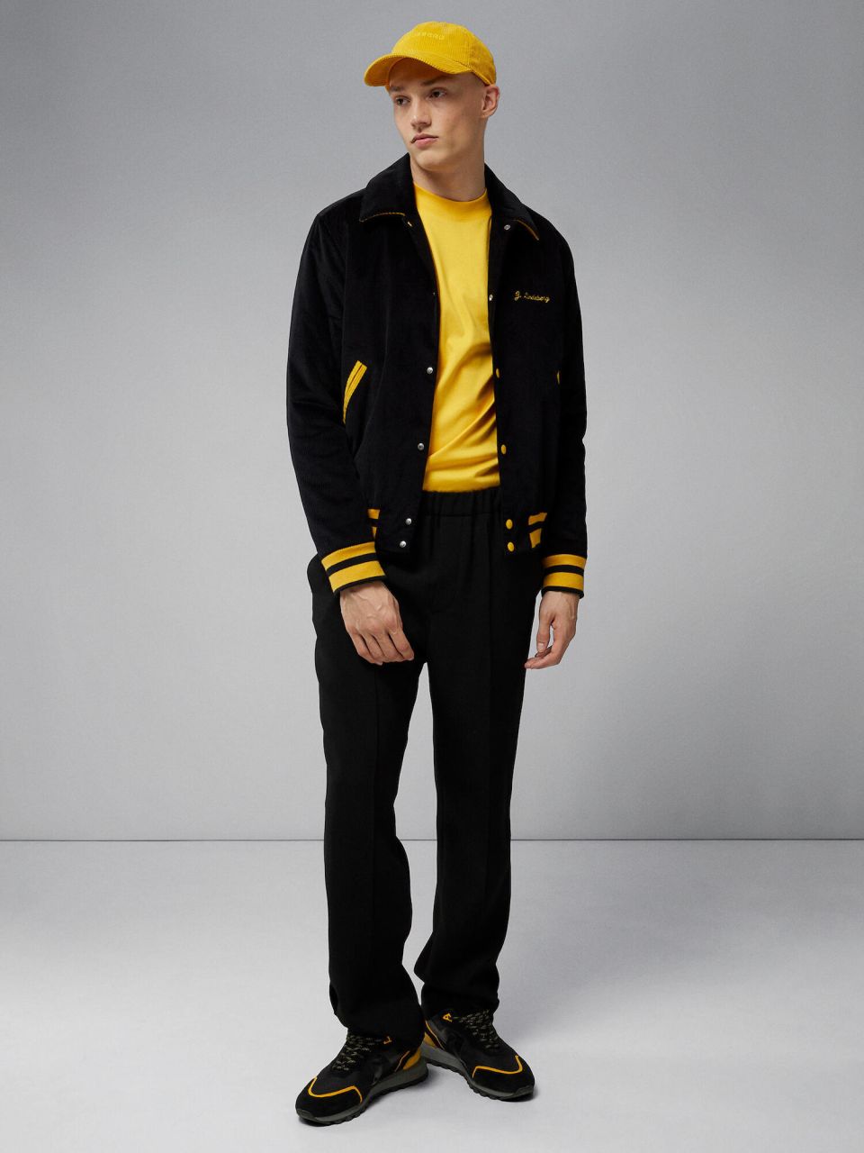 J.Lindeberg Varez Logo Varsity Jacket | SportFits Shop