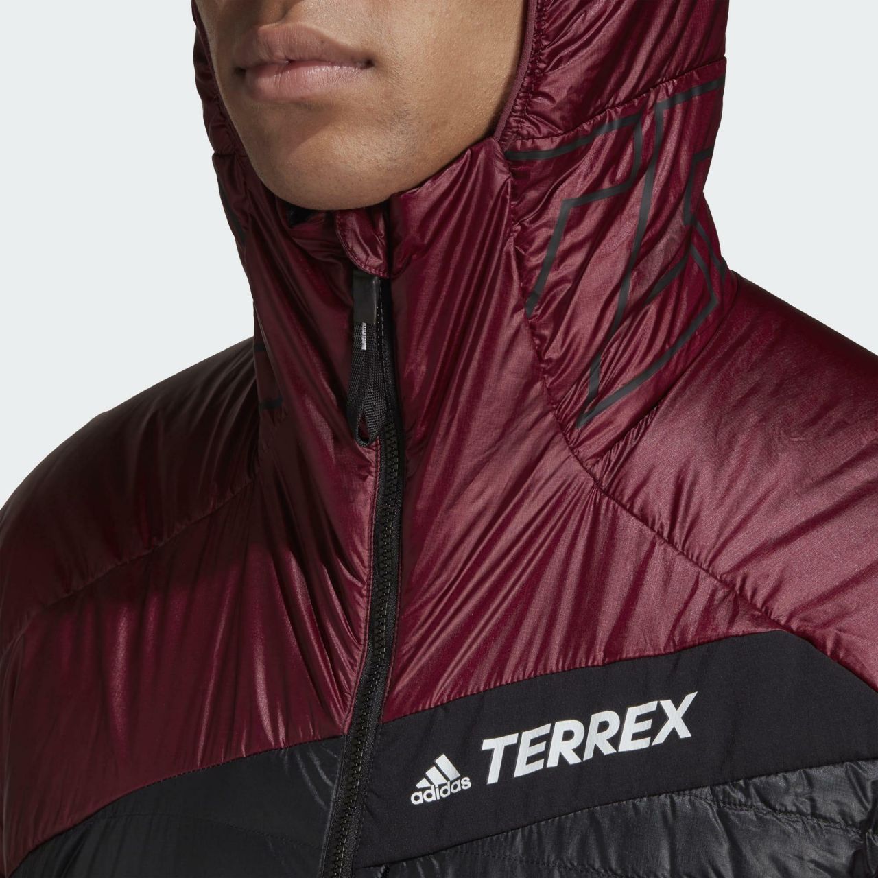 adidas Terrex Techrock Year-round Down Hooded Jacket | SportFits Shop