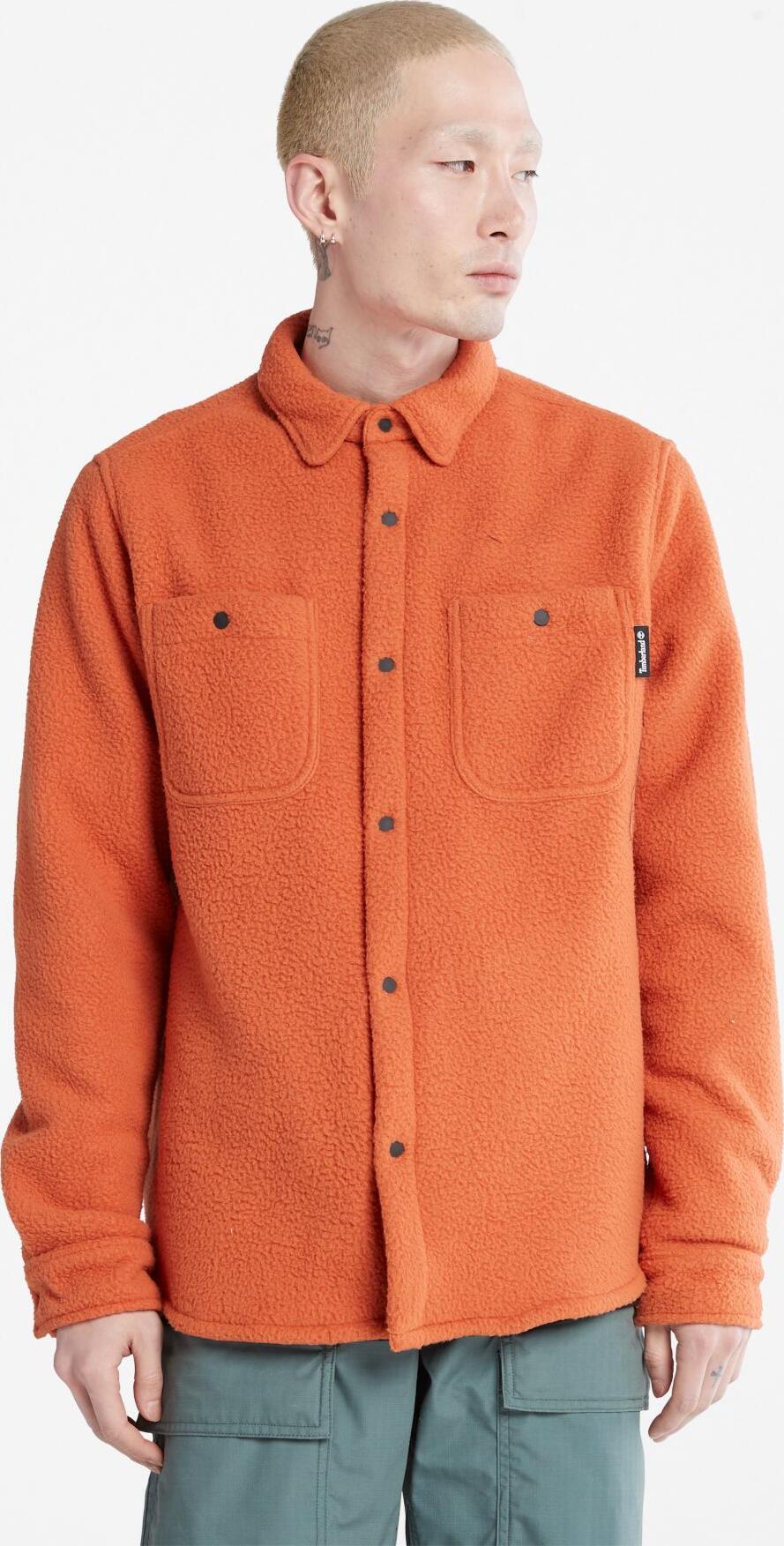 Timberland Mens Fleece Overshirt - | SportFits Shop
