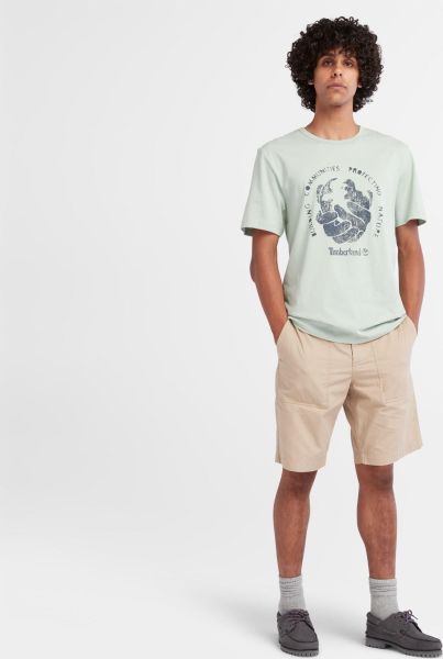 Timberland Mens Short Sleeve ROC Graphic Tee - | SportFits Shop