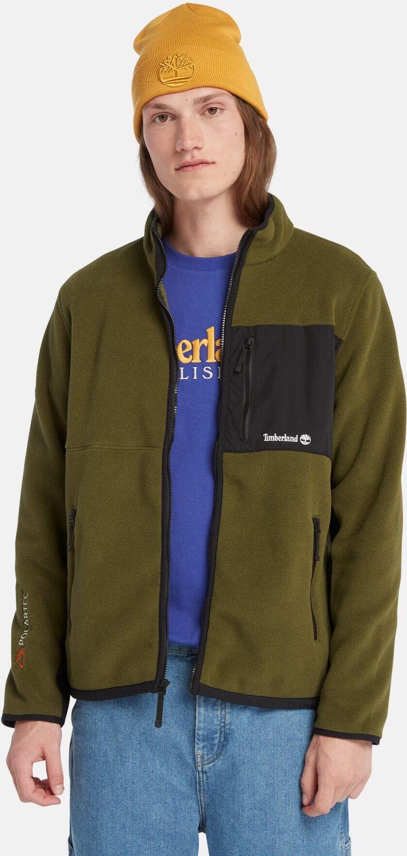 Timberland Mens Polartec 200 MIX Media Full Zip Fleece - Men's midlayer ...