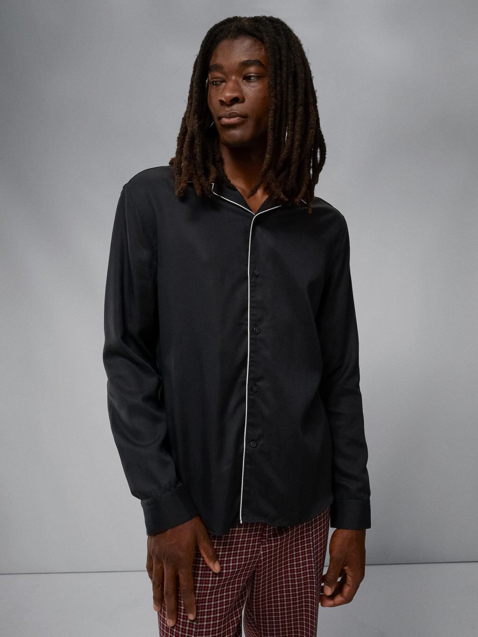 J.Lindeberg PJ Tencel Contr Binding Shirt | SportFits Shop