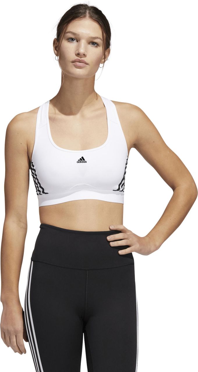 adidas Powerreact Training Medium-support 3-Stripes Bra | SportFits Shop