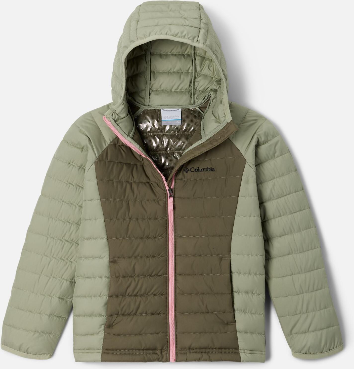 Columbia Powder Lite Girls Hooded Jacket - Girls's casual jacket ...